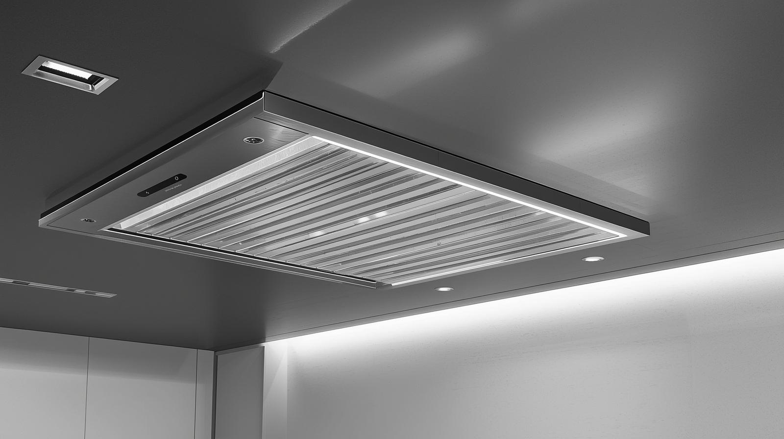 Cappe aspiranti a soffitto: design invisibile e massime prestazioni ...